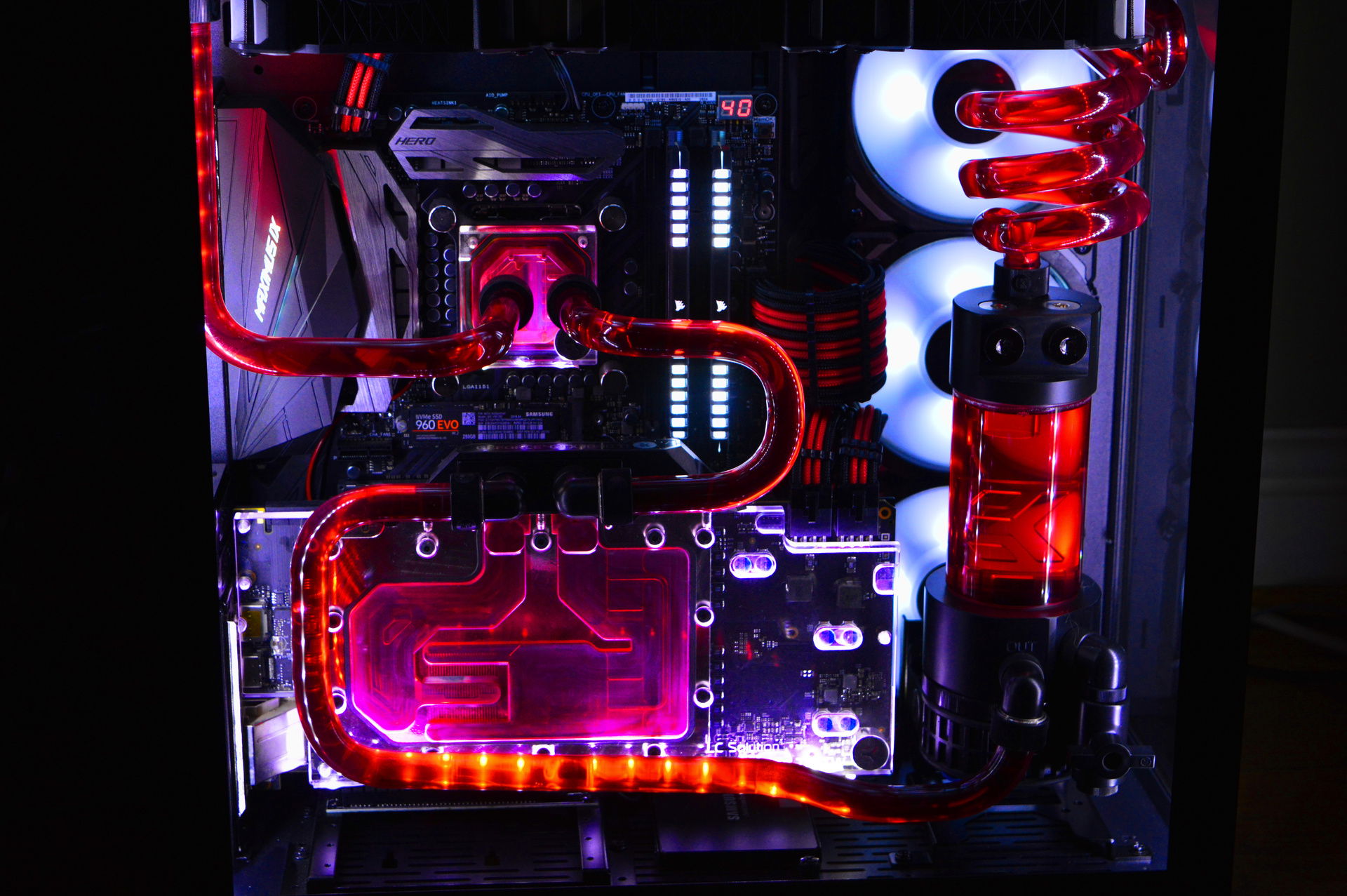 Lian Li 011D Custom water cooled » builds.gg