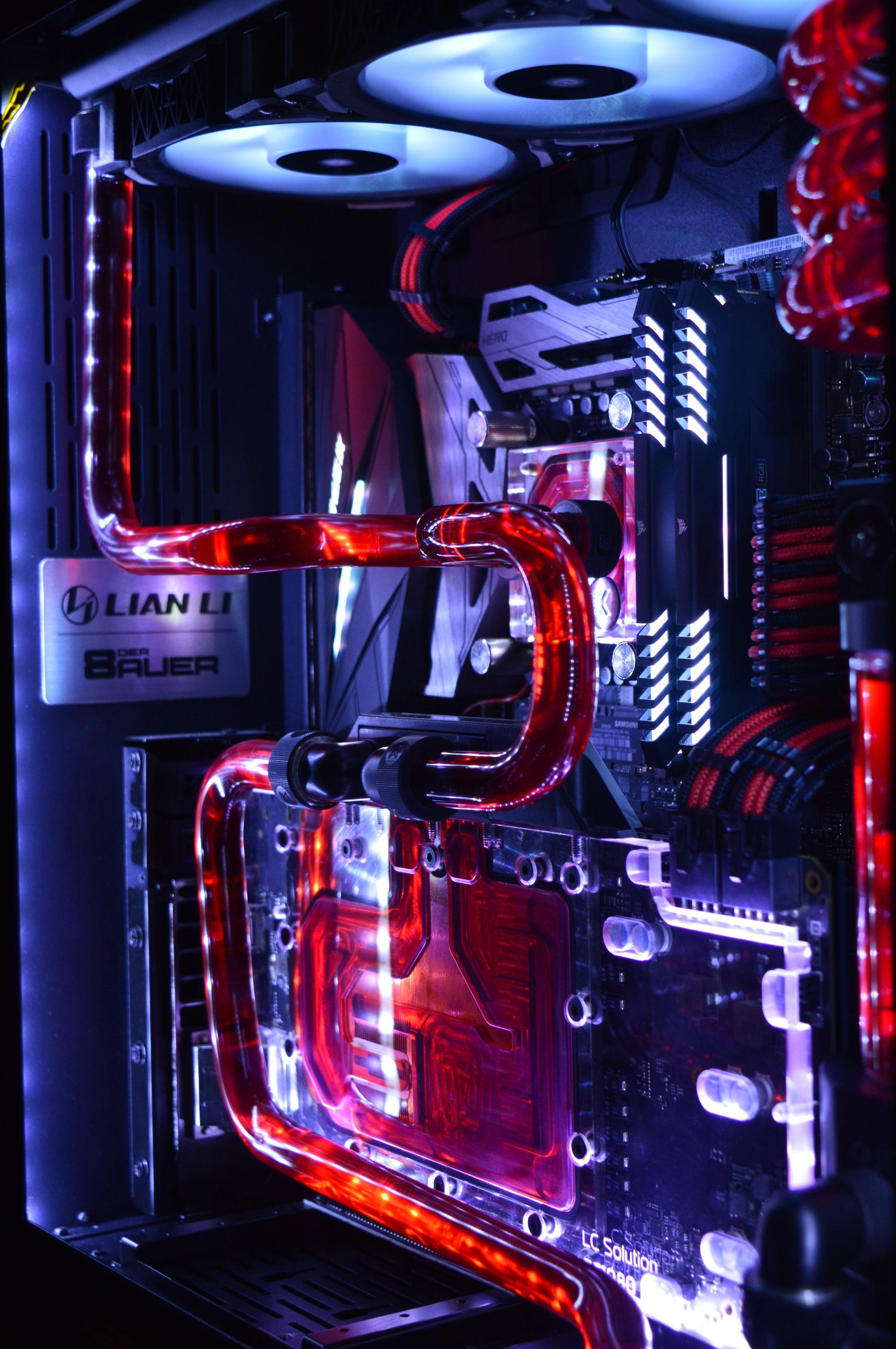 Lian Li 011D Custom water cooled » builds.gg