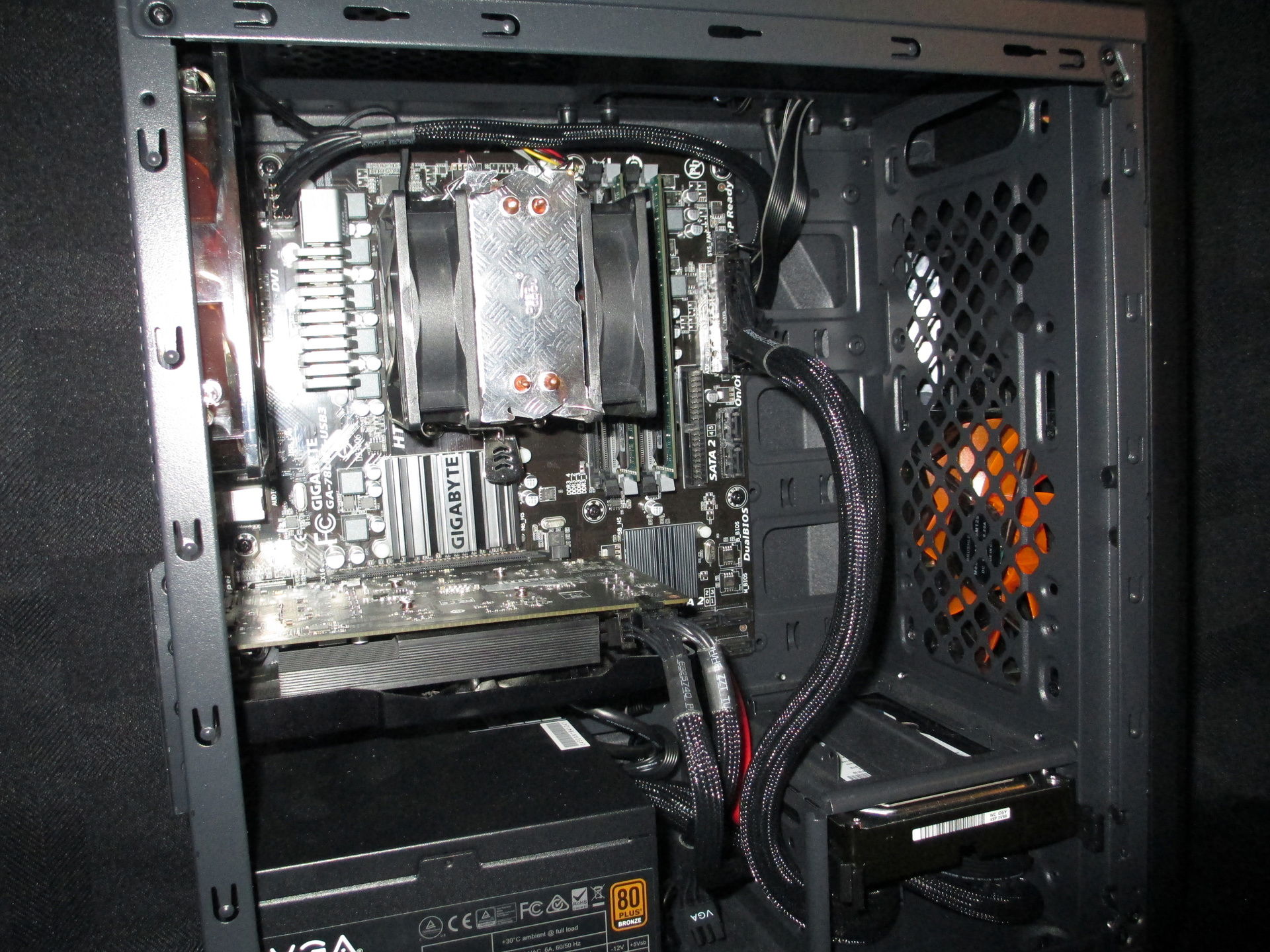 My First Build Black and Orange » builds.gg