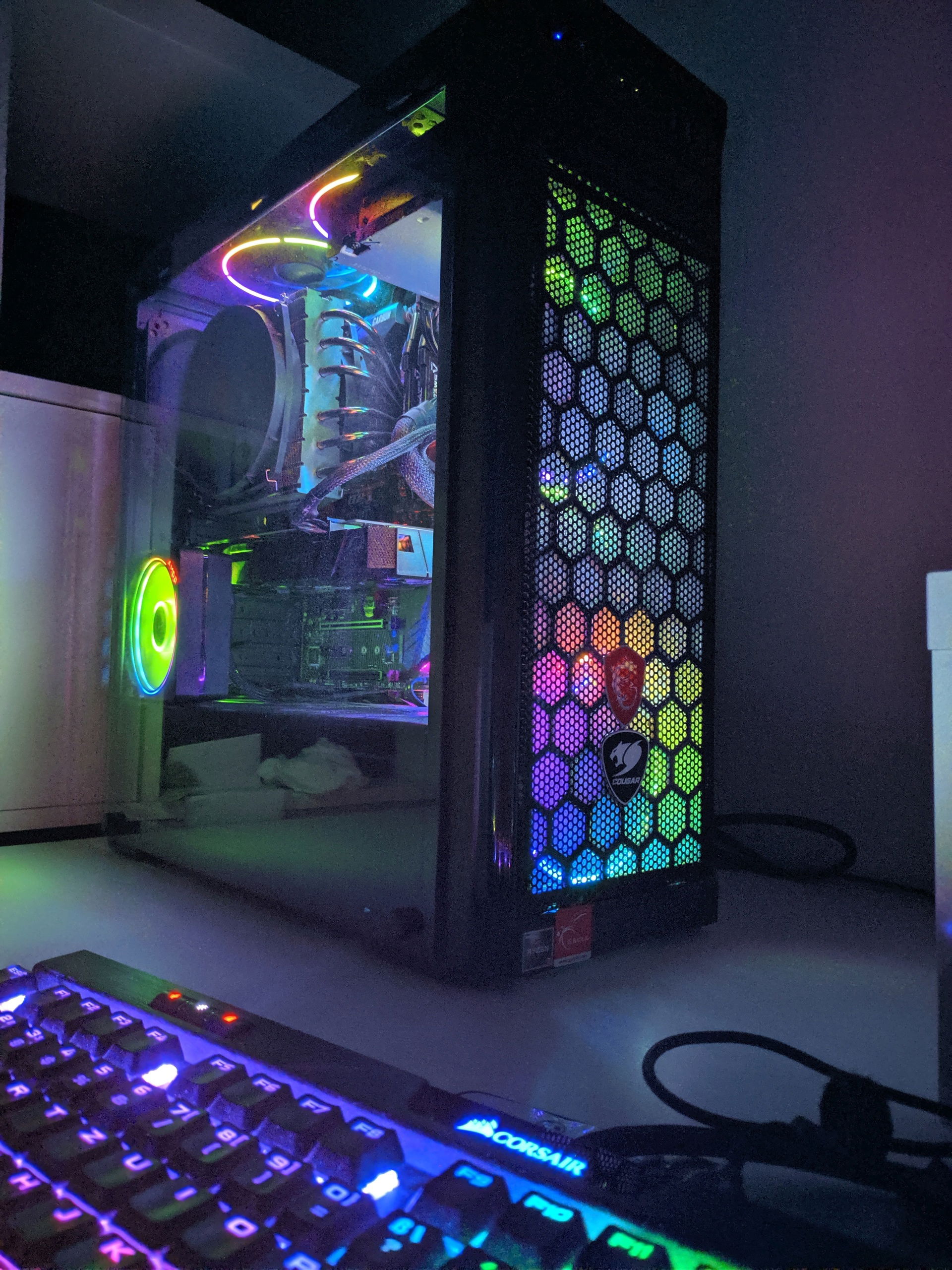 Stealth RGB with two CPU Coolers