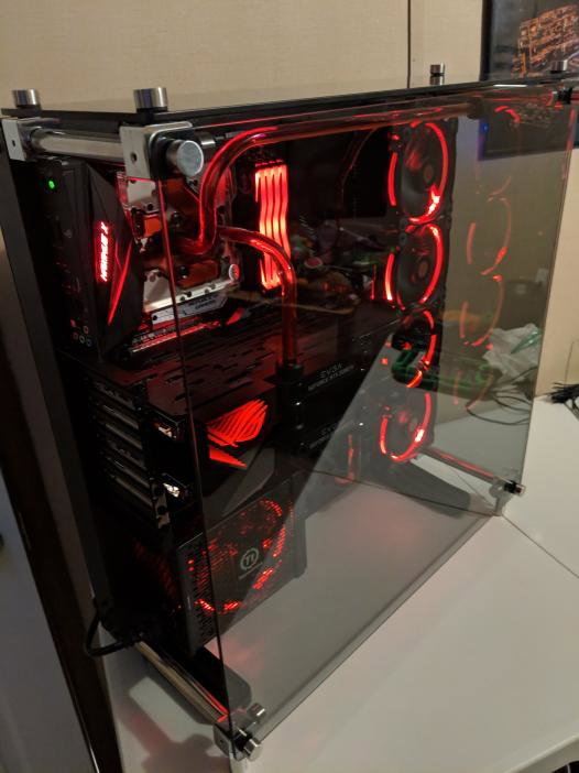Thermaltake Core P5, Custom Loop, Daily Driver 2x RTX 2080Ti - 9900k ...