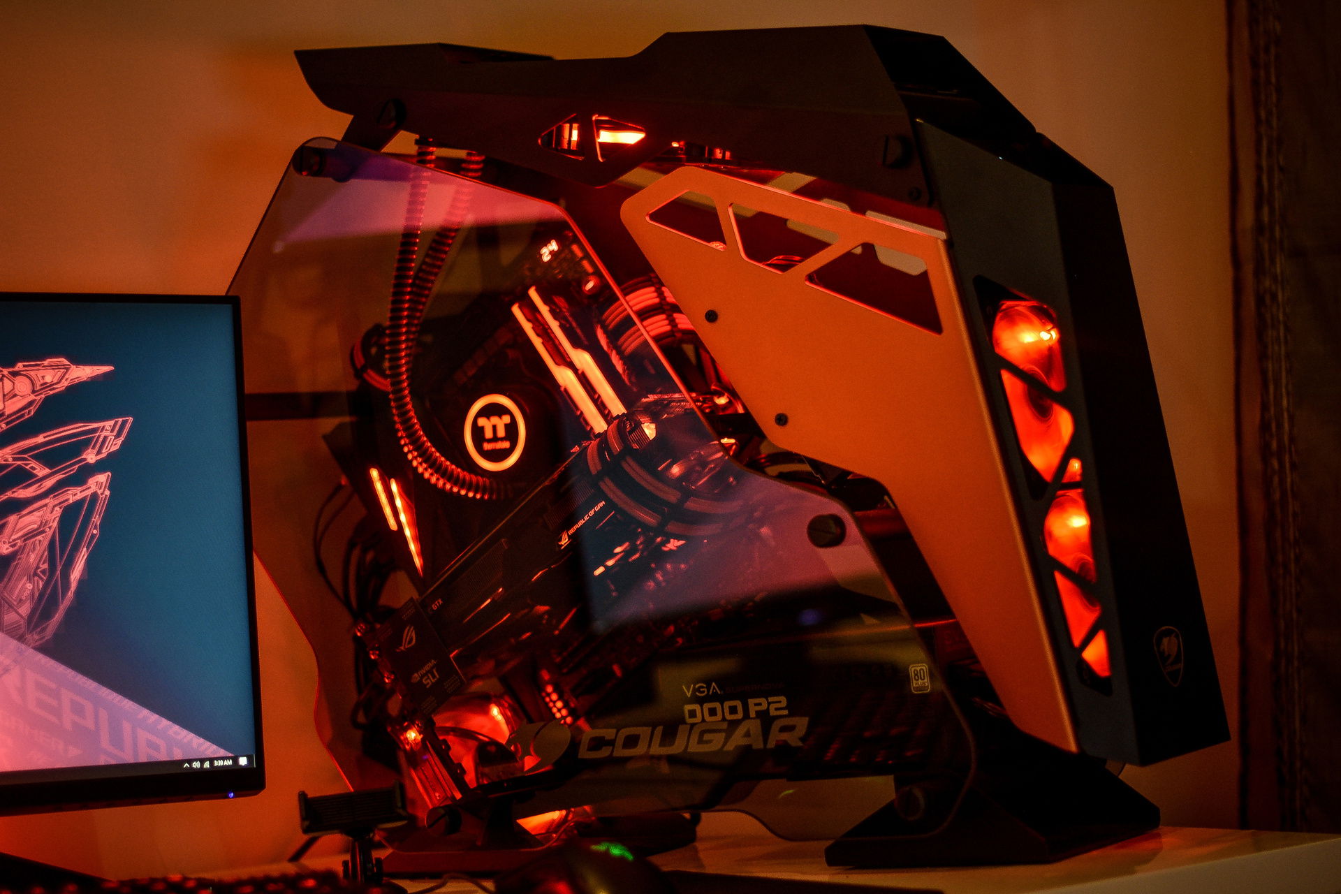 "F-22V VelociRaptor" (2019 Cougar Conquer Ryzen 7 2700x Build) » builds.gg