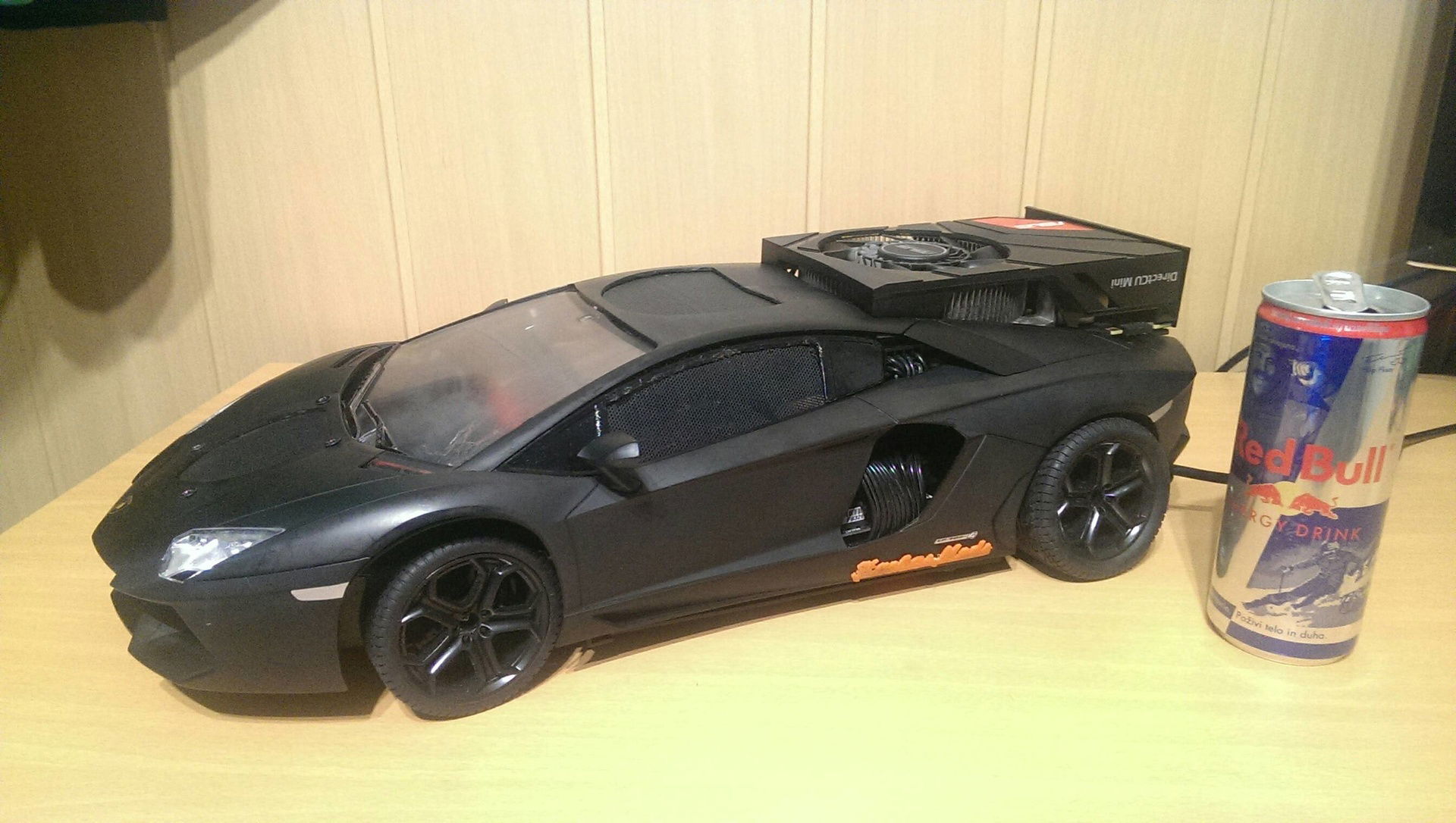 ITX Lamborghini PC car build » builds.gg