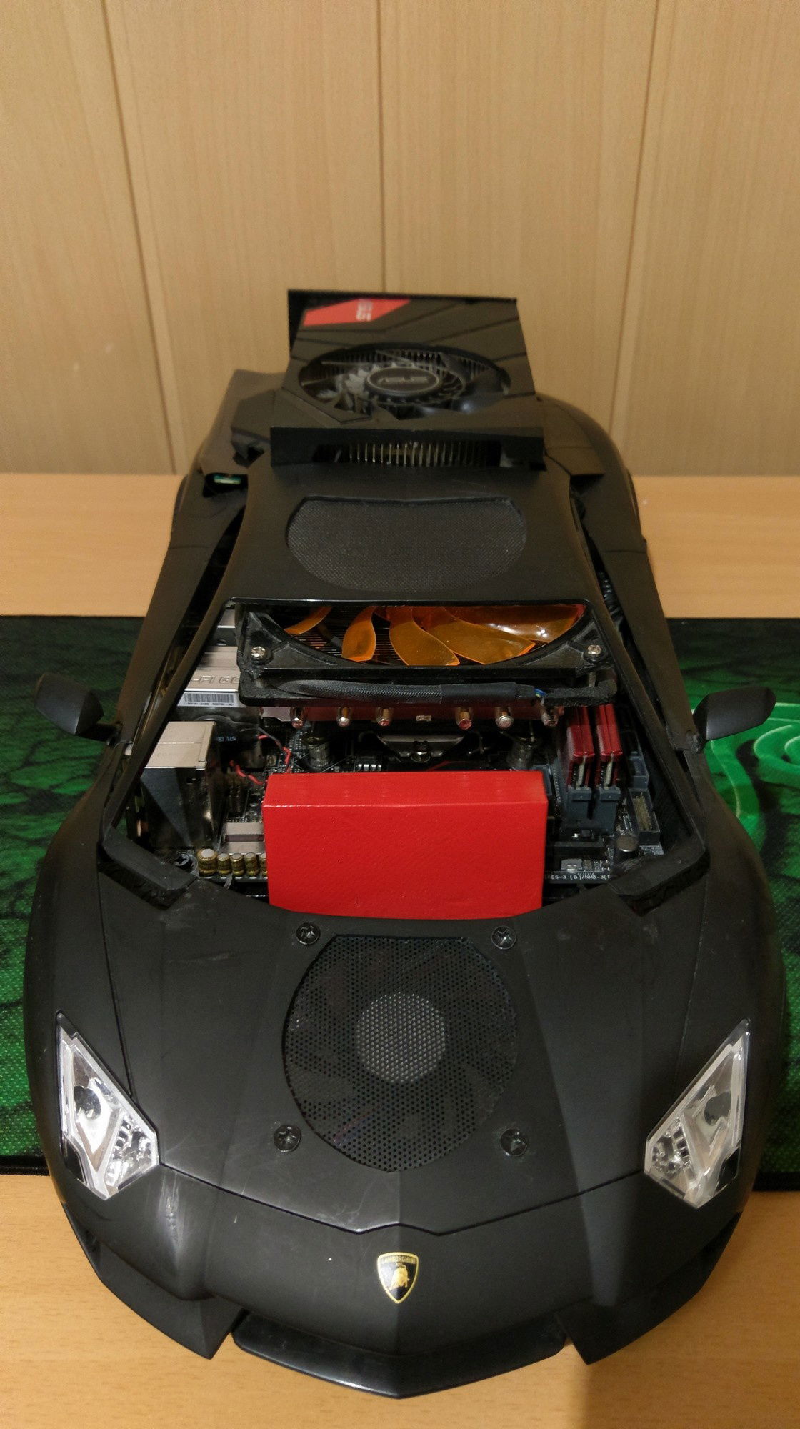 ITX Lamborghini PC car build » builds.gg