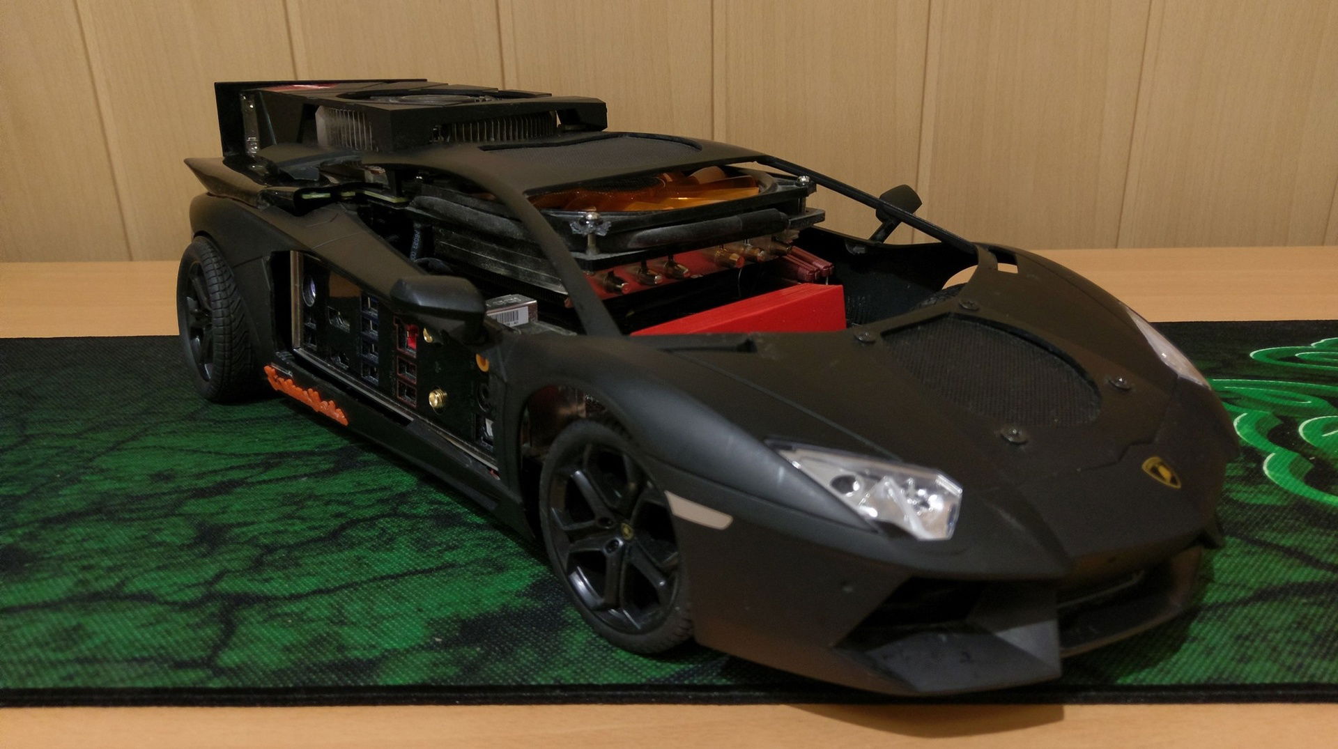 ITX Lamborghini PC car build » builds.gg