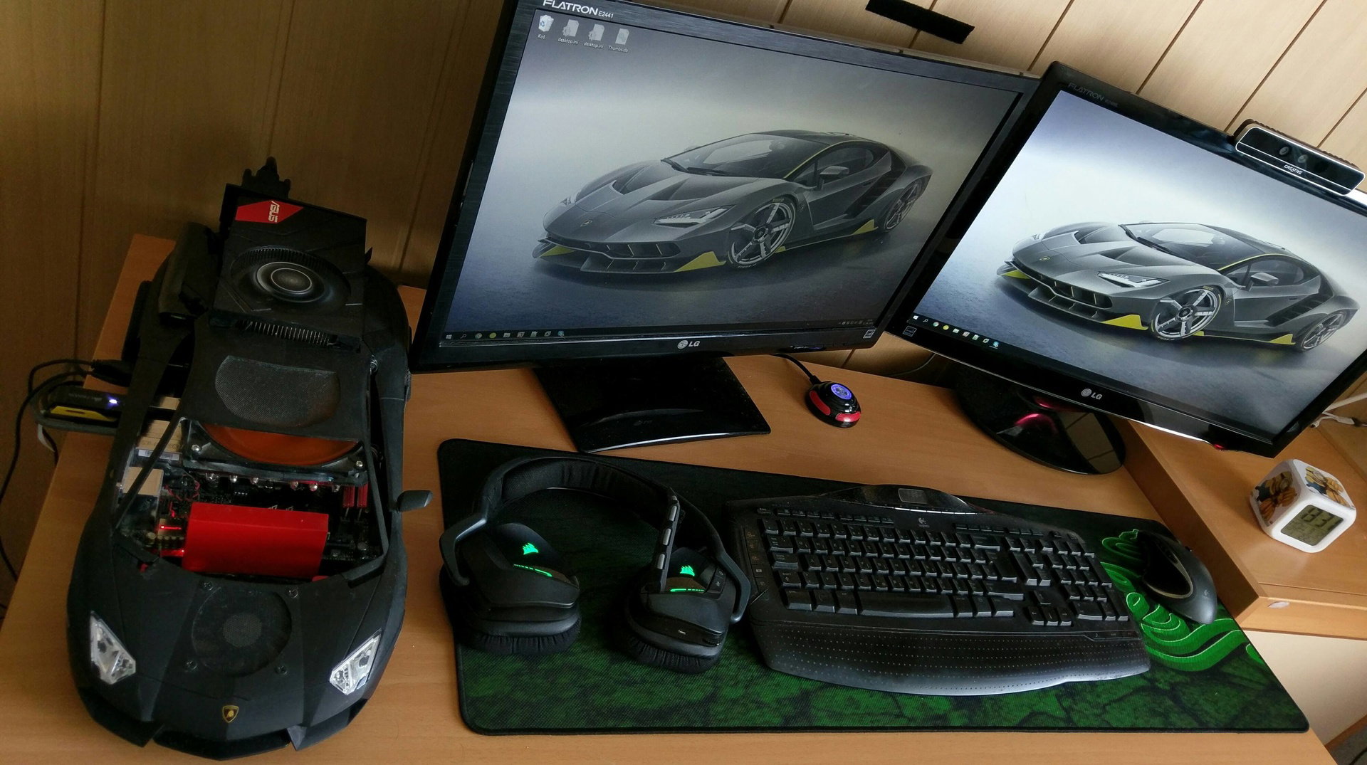 ITX Lamborghini PC car build » builds.gg