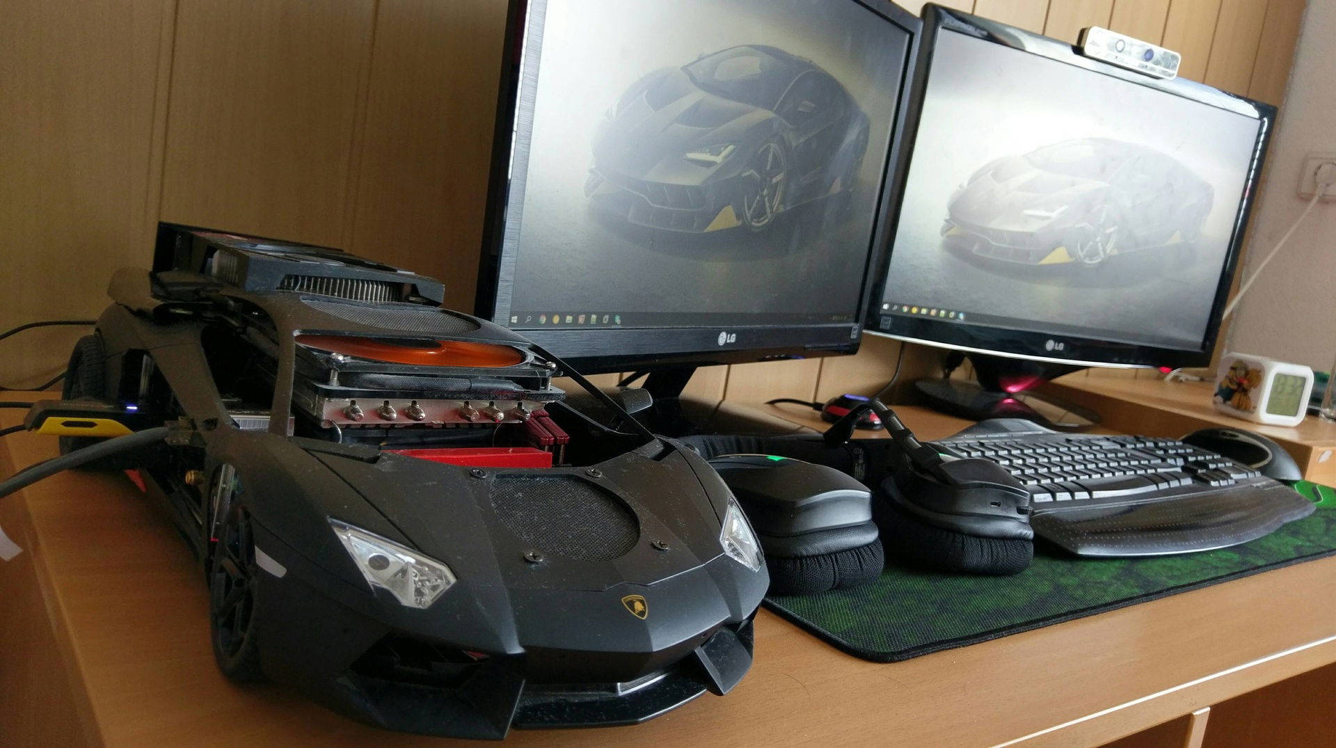 ITX Lamborghini PC car build » builds.gg