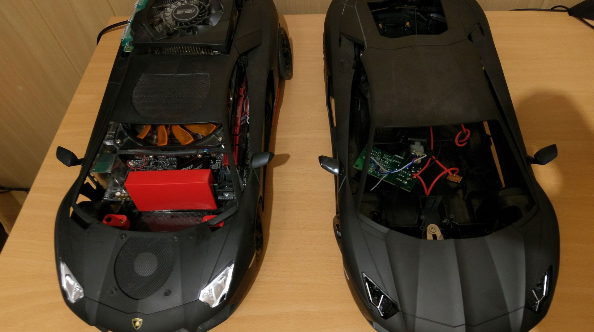 ITX Lamborghini PC car build » builds.gg