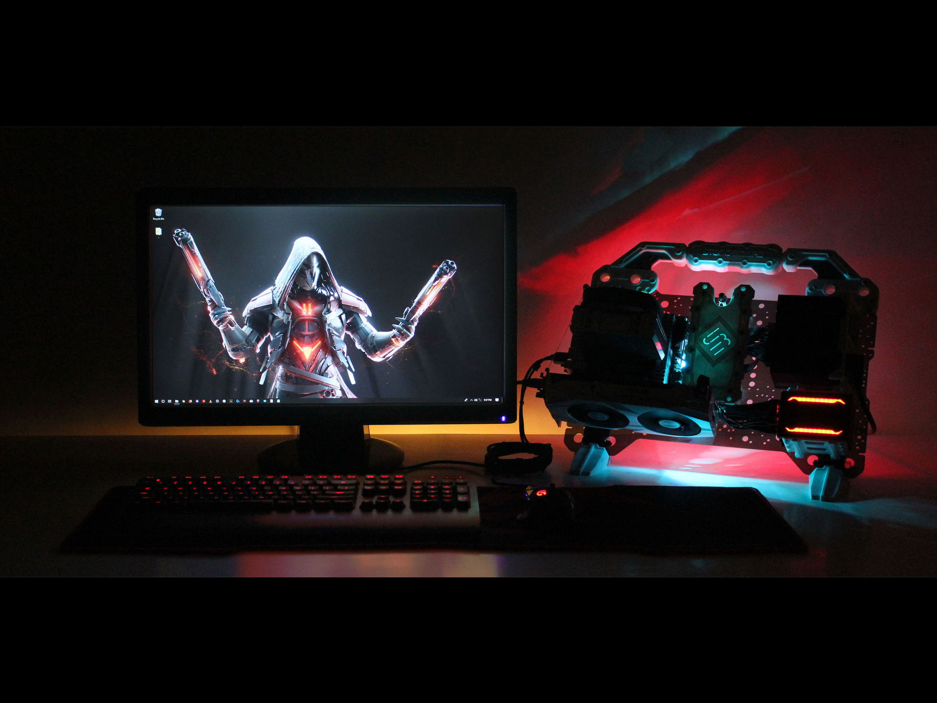 STEGO BOARD Cyber Punk Air Cooled PC » builds.gg