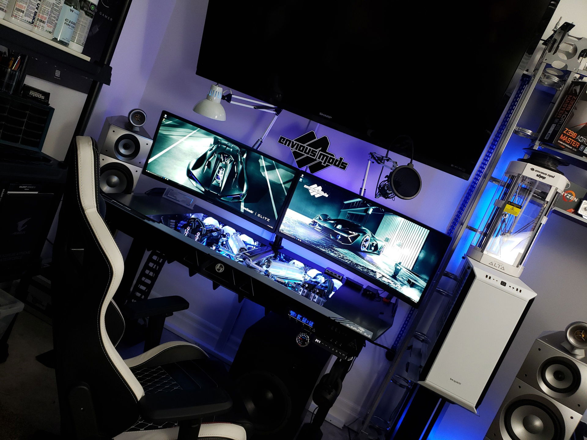 Splitr Dual PC Desk Mod! » builds.gg