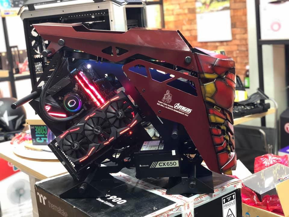 IRON MAN THEME CUSTOM PC » builds.gg
