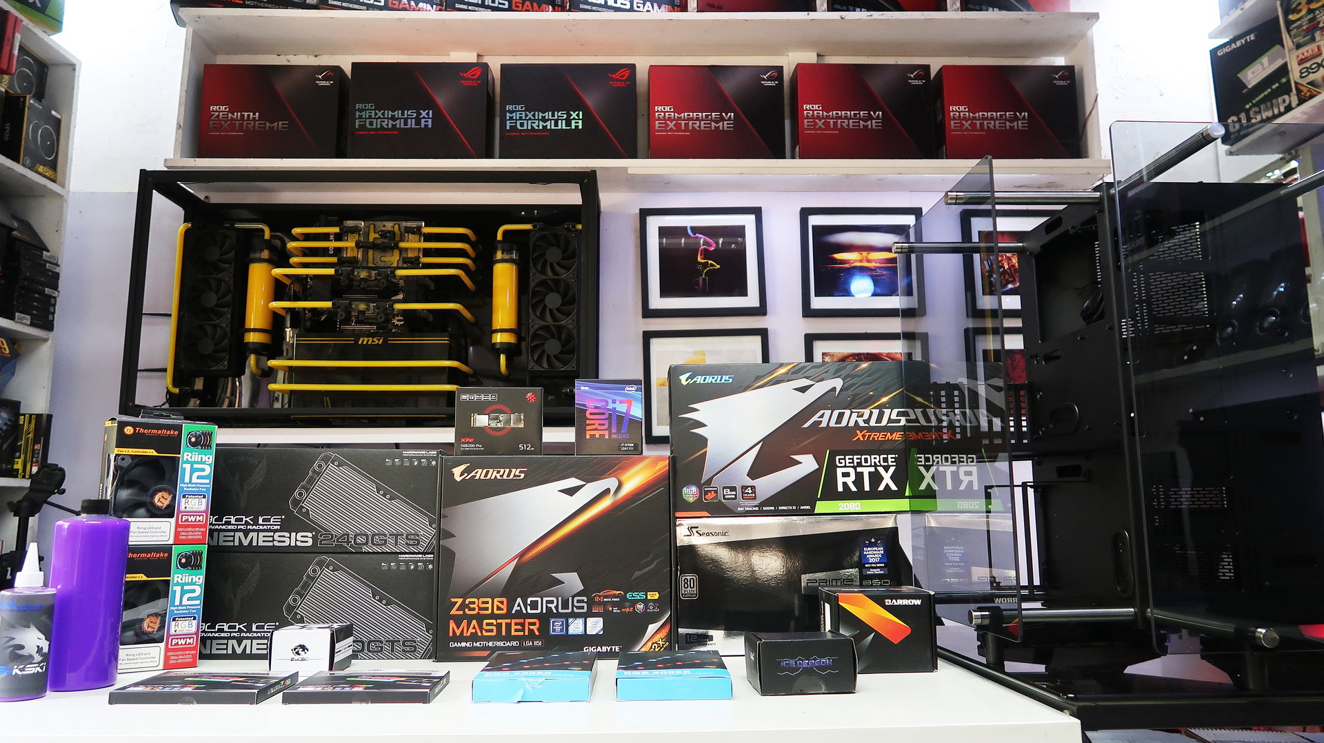 Custom Pc Build #57 " Oculus " A Thermaltake Core P90 Aorus VR Gaming ...