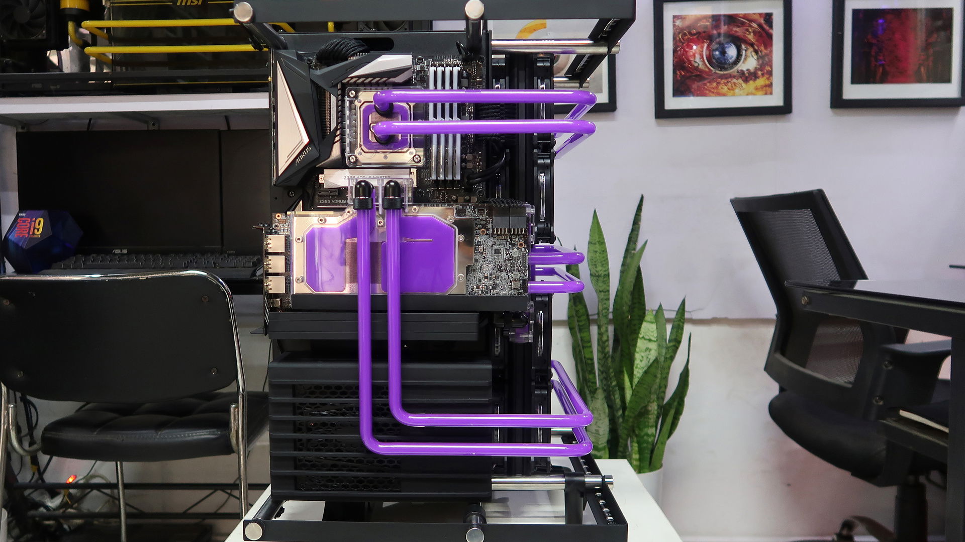 Custom Pc Build #57 " Oculus " A Thermaltake Core P90 Aorus VR Gaming ...