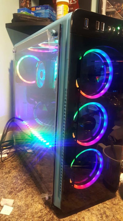 Custom Pc Build #42 " Trinity " Deepcool Tristellar Mini itx Pink Build ...