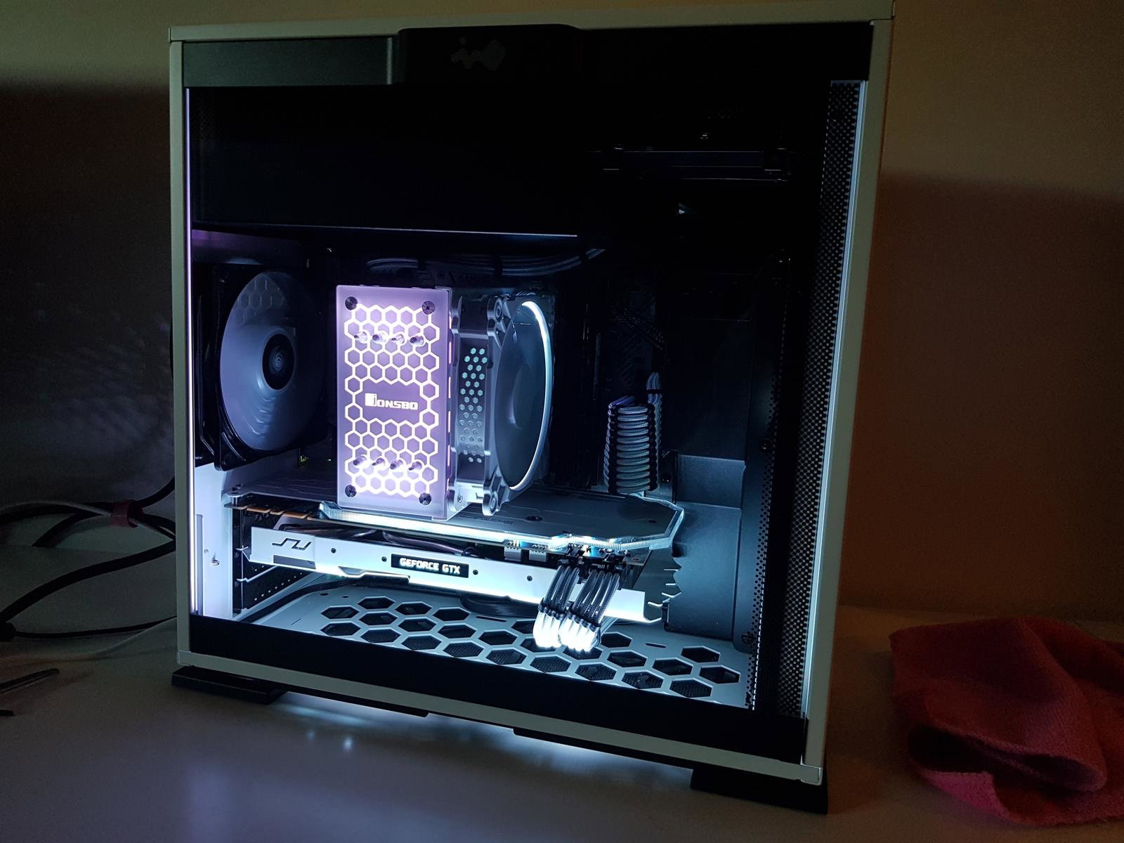 Sexy Used Parts PC (MATX White Build) » builds.gg
