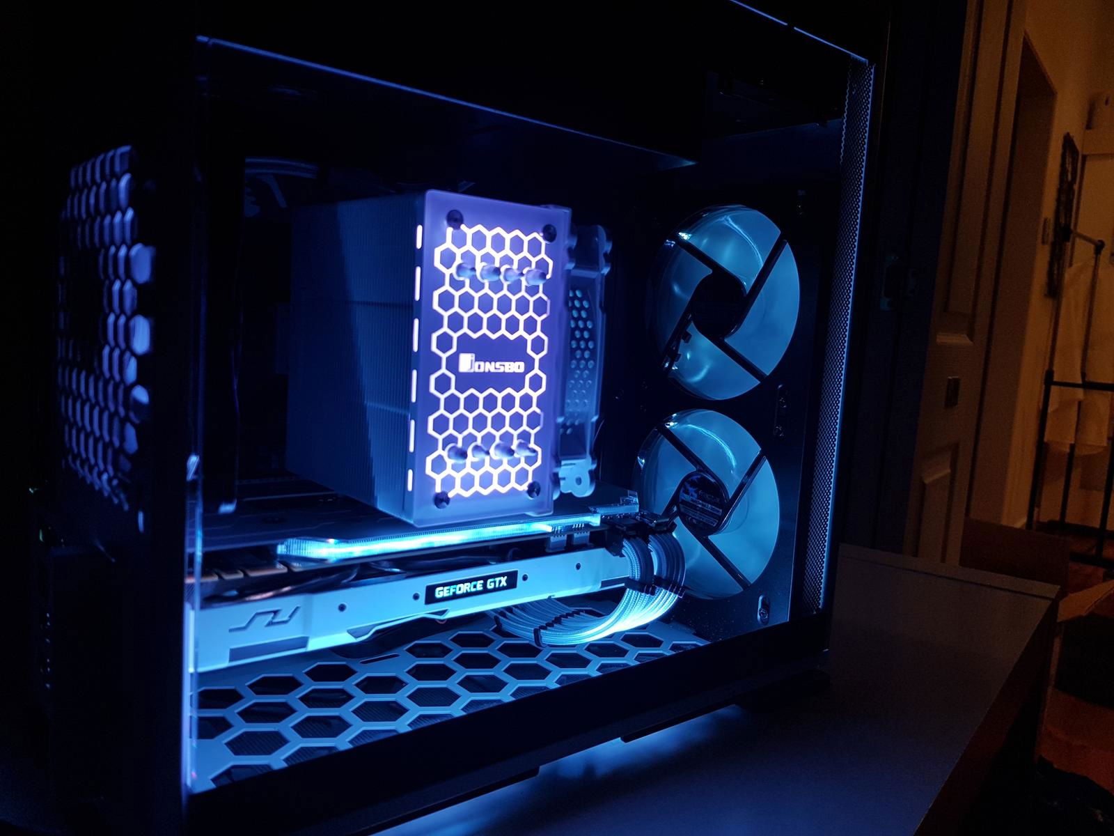 Sexy Used Parts PC (MATX White Build) » builds.gg