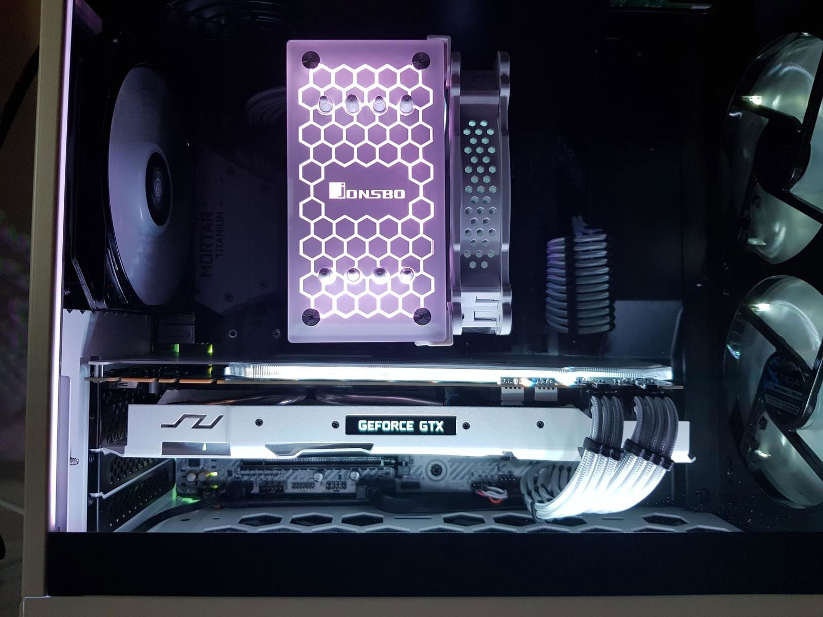 Sexy Used Parts PC (MATX White Build) » builds.gg