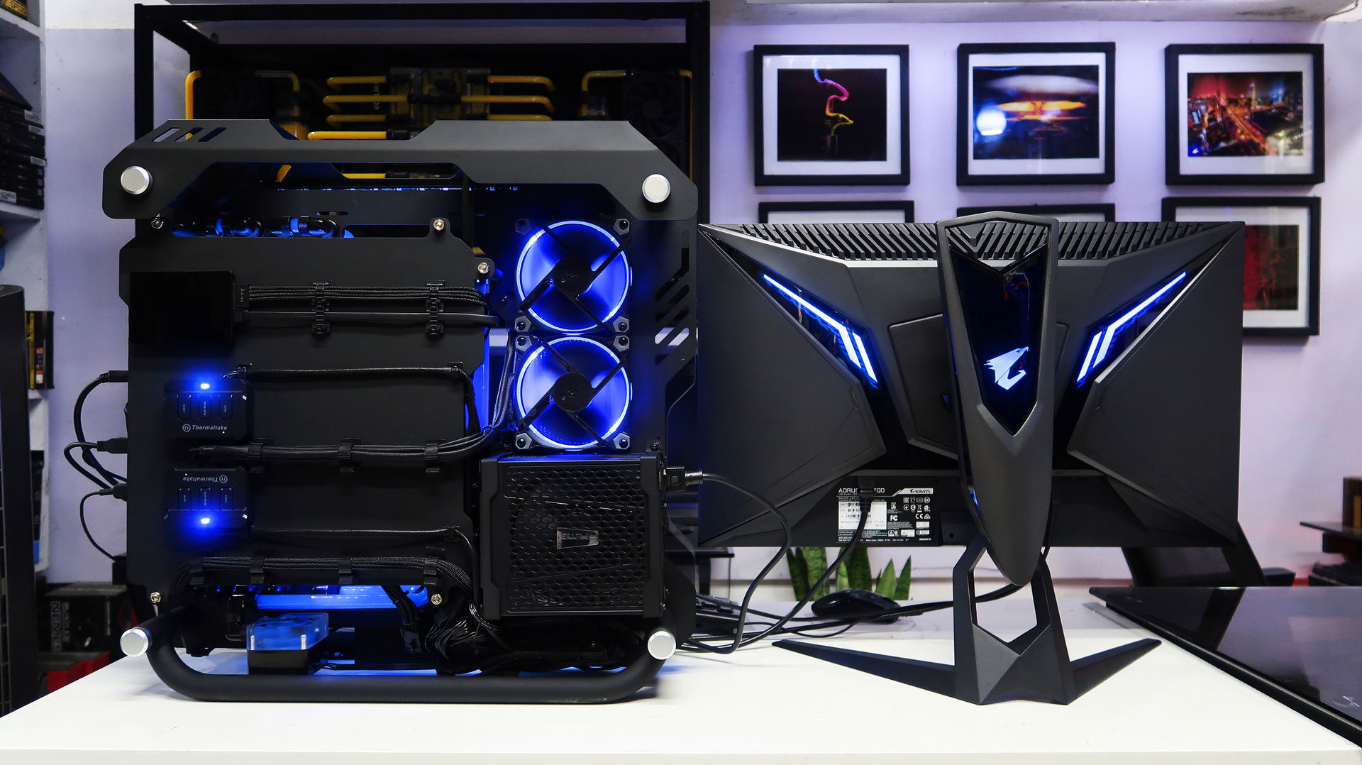Custom Pc Build #58 "Zeaginal" Aorus Gaming pc on a Zeaginal 01 Open Case. » builds.gg
