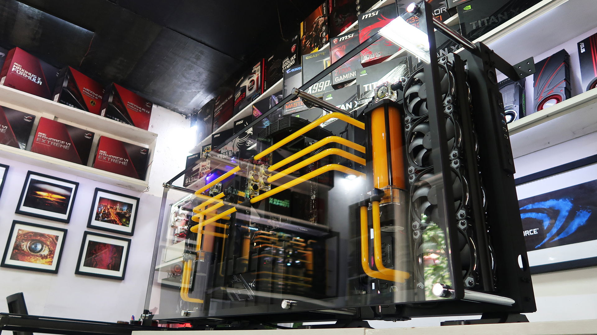 Custom Pc Build #61 " Omega " Thermaltake Core P7 with Super Ultrawide ...
