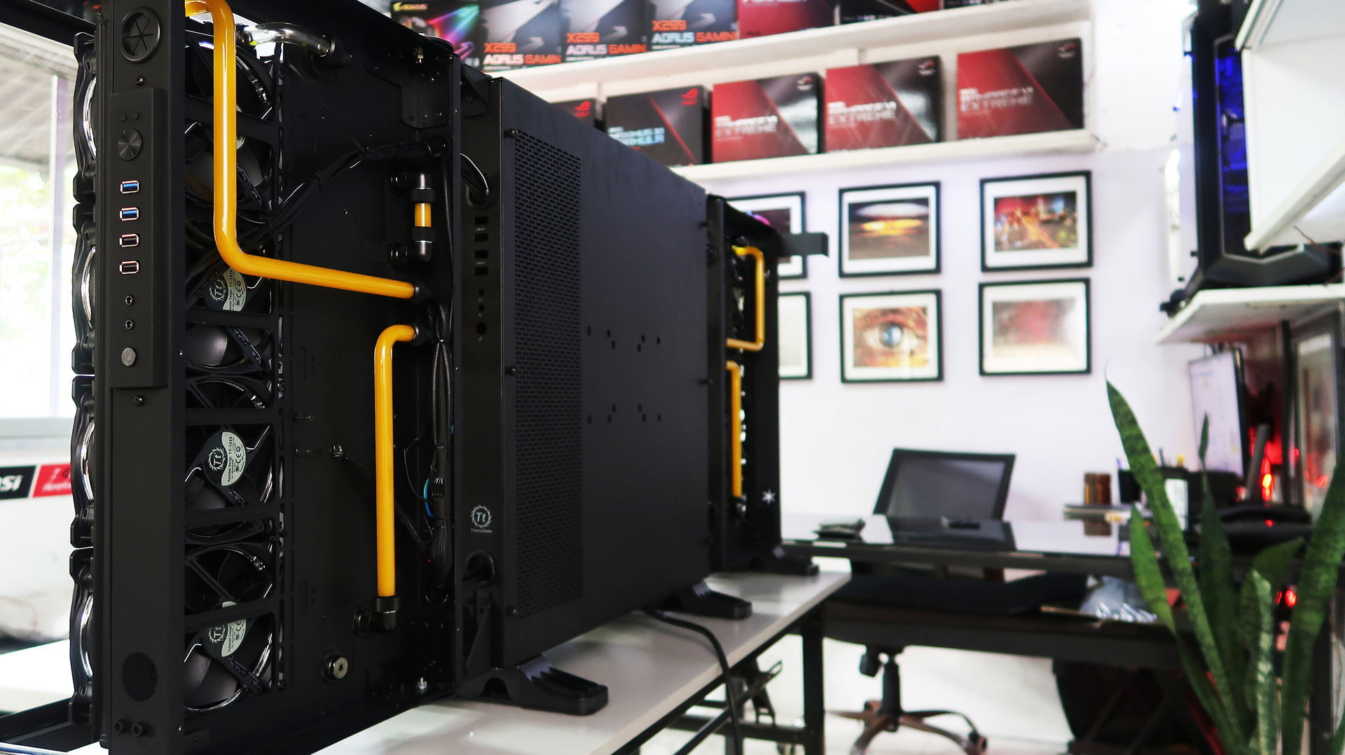 Custom Pc Build #61 " Omega " Thermaltake Core P7 with Super Ultrawide ...