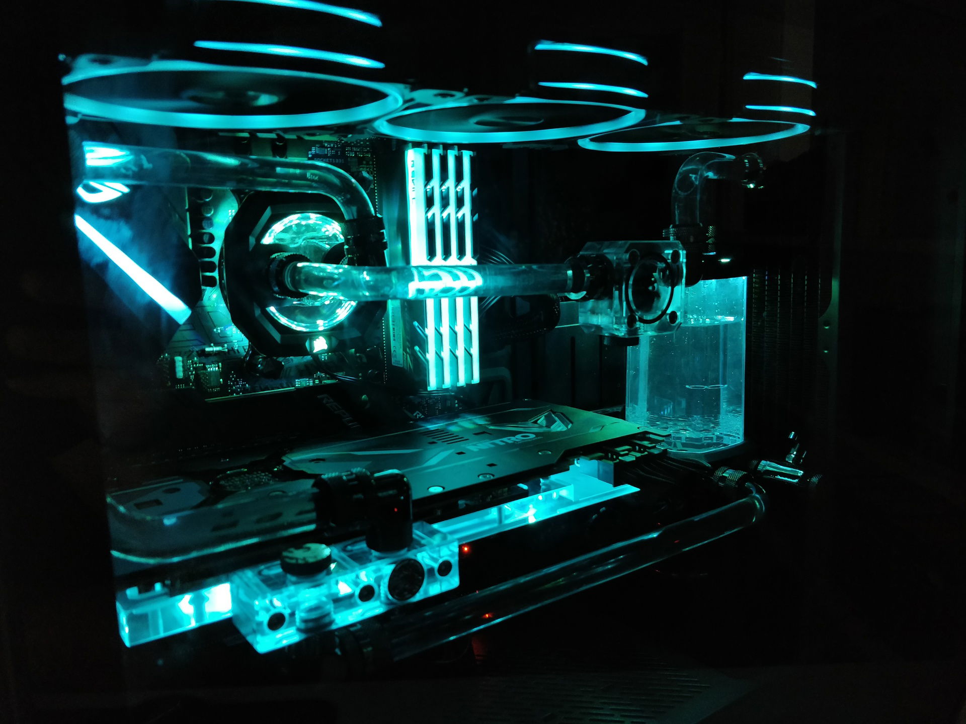 First Custom Watercooling Loop [Rigid Tubing] » builds.gg