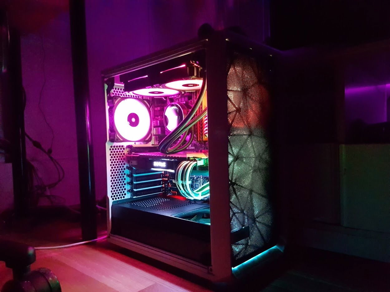 Meshify C White RGB Heaven (LL120) » builds.gg