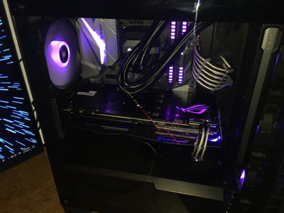 Red Bull Mini Fridge watercooled PC » builds.gg