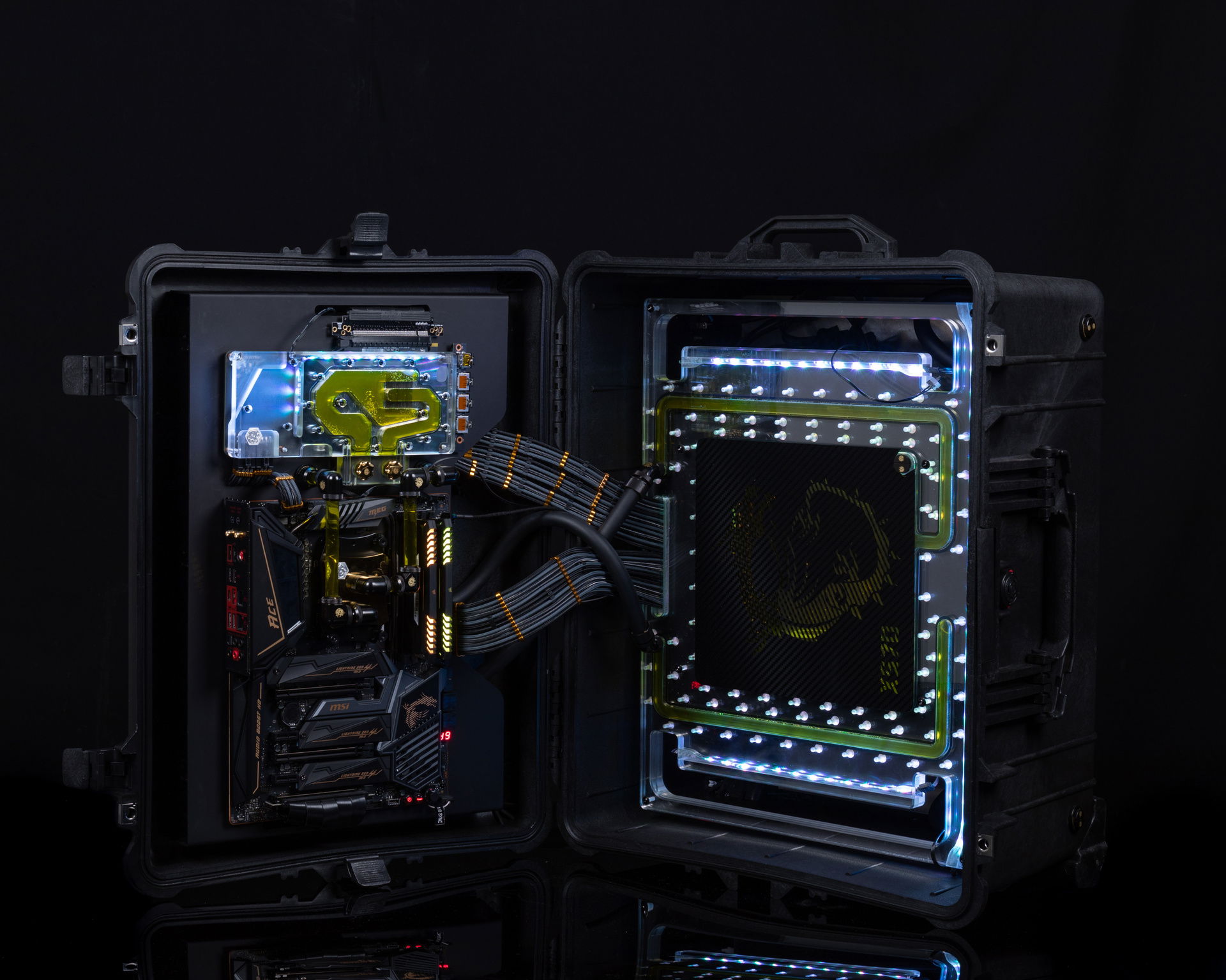 MSI X570 Pelican case » builds.gg
