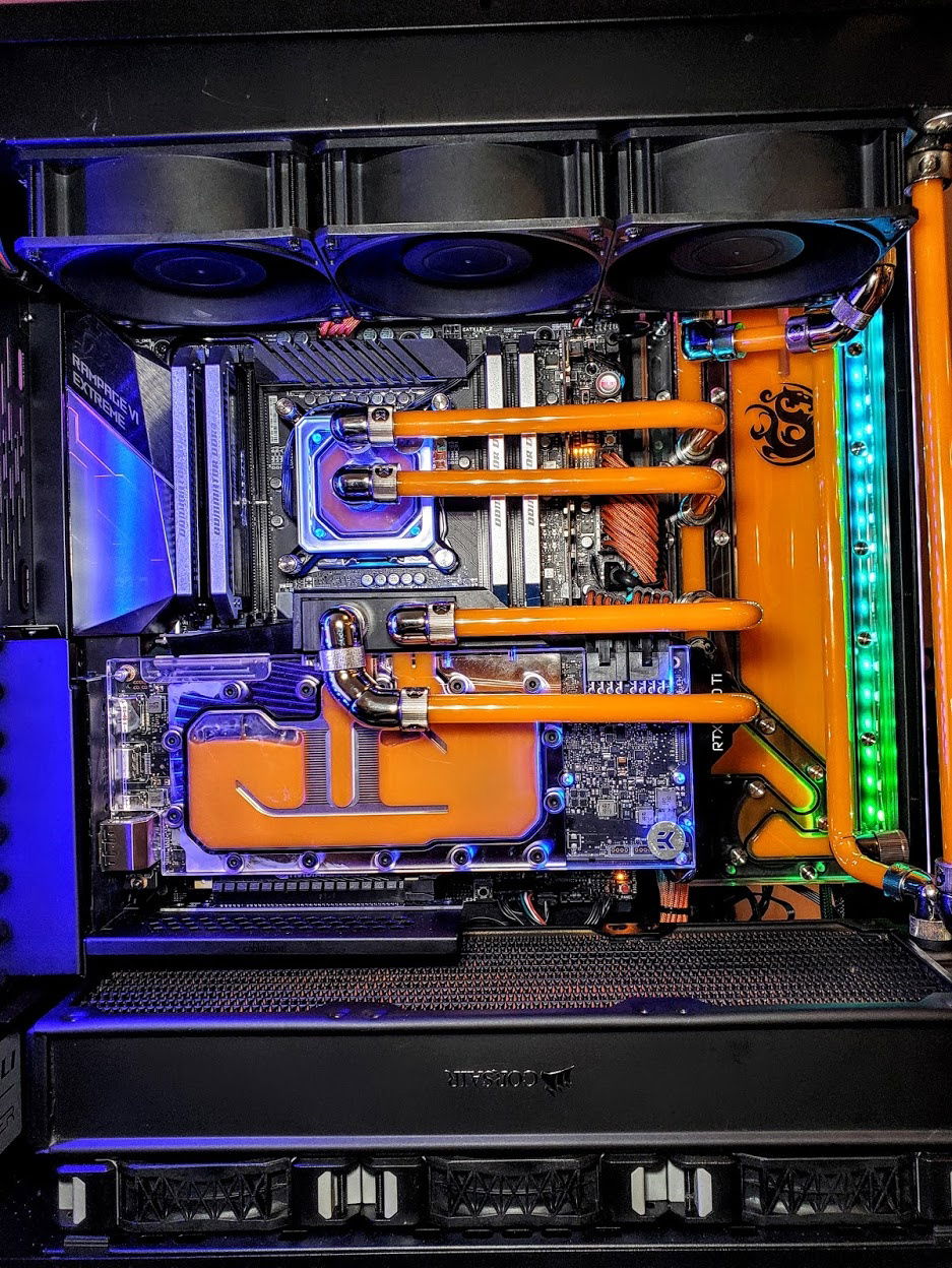 Lian Li o11 Dynamic XL - Happy Halloween Orange » builds.gg