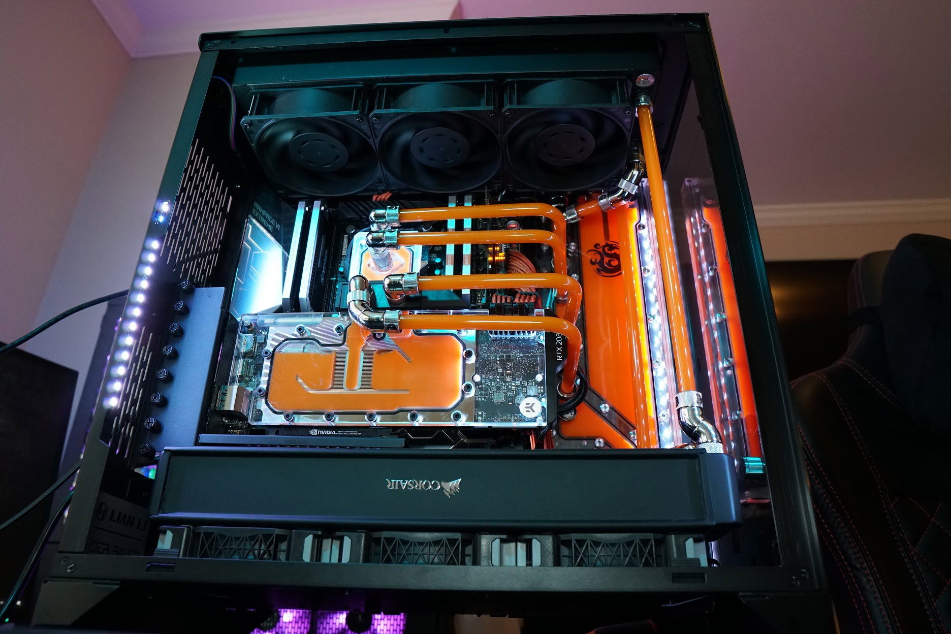 Lian Li o11 Dynamic XL - Happy Halloween Orange » builds.gg