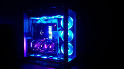 Red Bull Mini Fridge watercooled PC » builds.gg