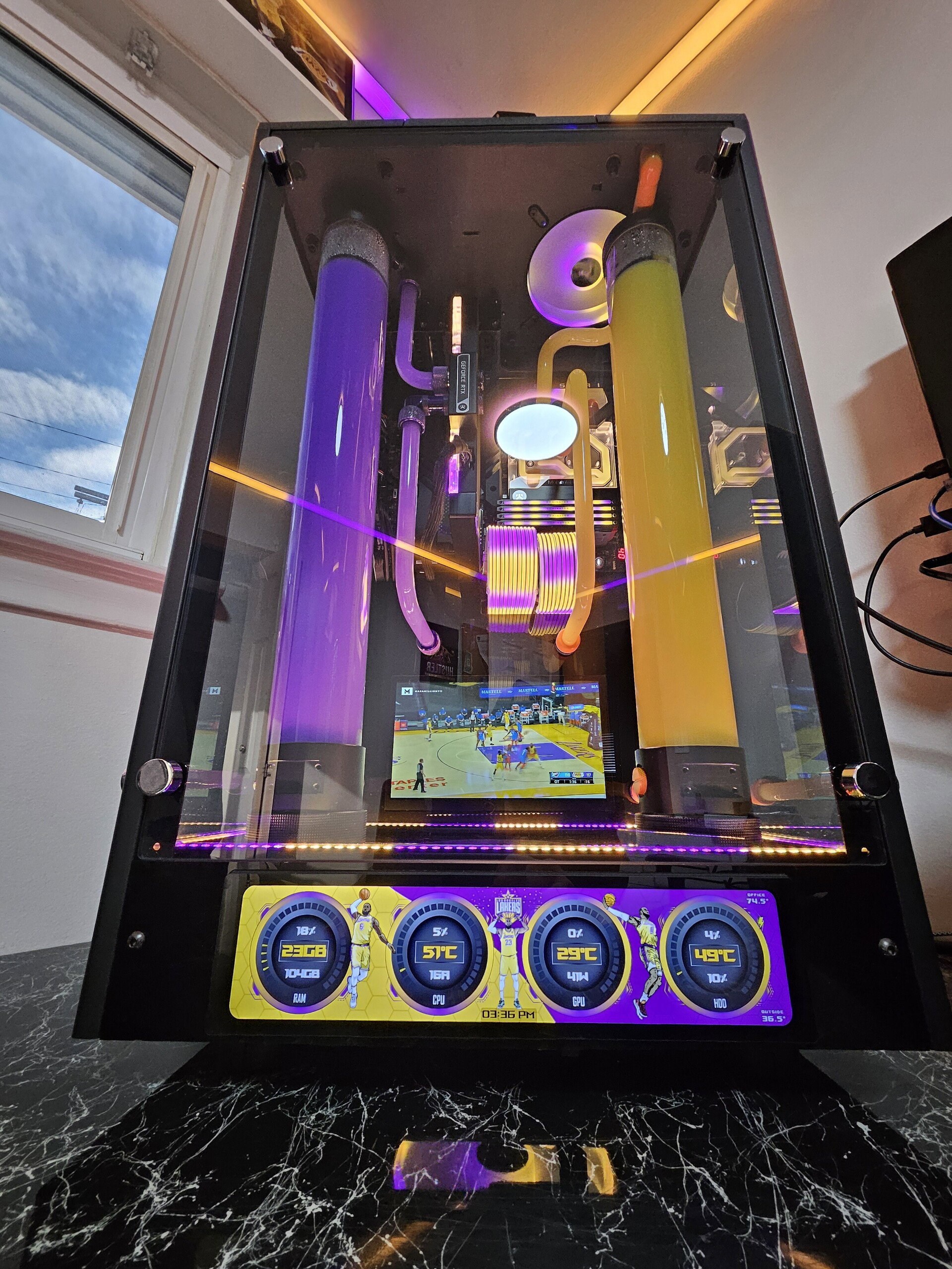 Custom Tower 900 Lakers Themed REBORN 2024 » builds.gg