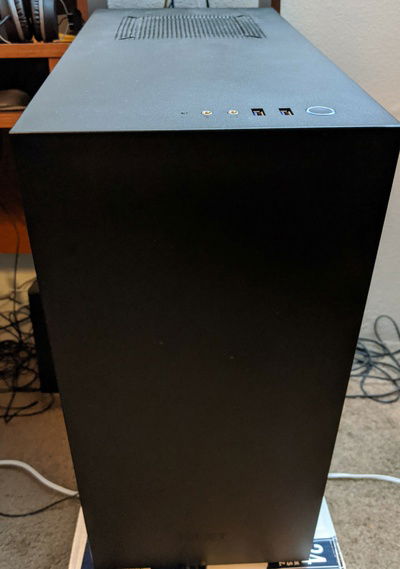 Walnut and Brass PC Case » builds.gg