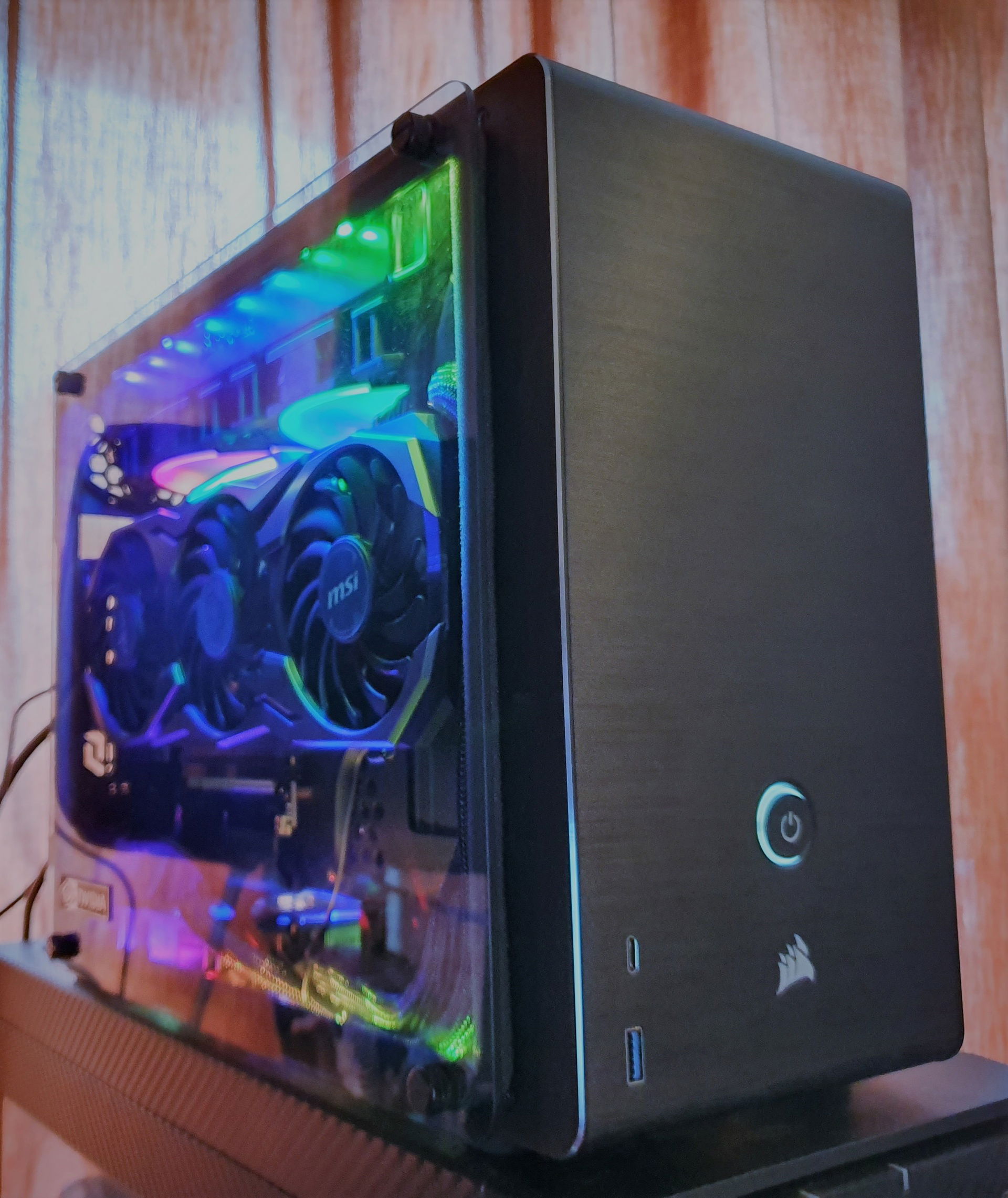 𝐂𝐎𝐑𝐒𝐀𝐈𝐑 Crystal 180X RGB Mini-ITX Gaming PC by Ram-G-maN » builds.gg