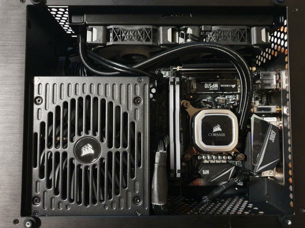 𝐂𝐎𝐑𝐒𝐀𝐈𝐑 Crystal 180X RGB Mini-ITX Gaming PC by Ram-G-maN » builds.gg