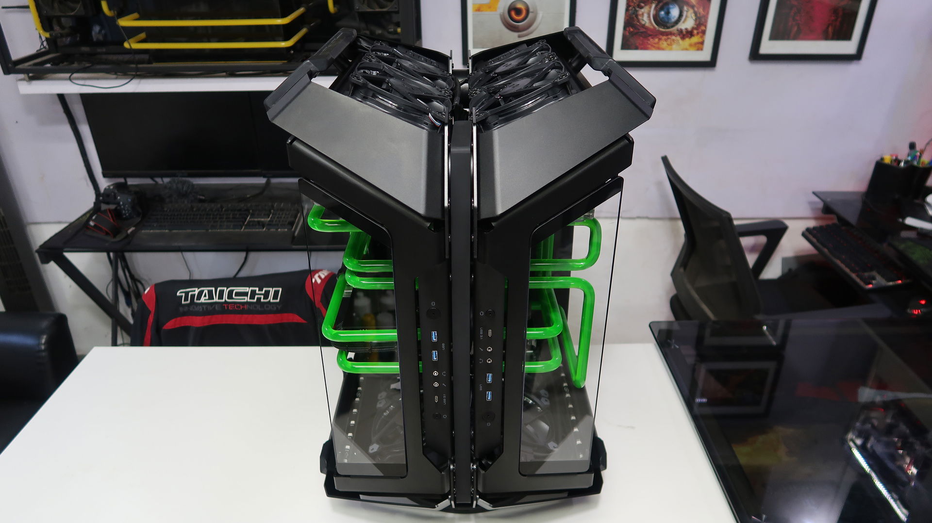 Custom Pc Build #67 " Gemini X " Ryzen Threadripper 3970X, Cougar ...