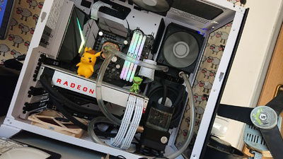 Custom Pc Build #59 " Amber " In-Win D-Frame 2.0 Gold Gaming Gaming Pc ...