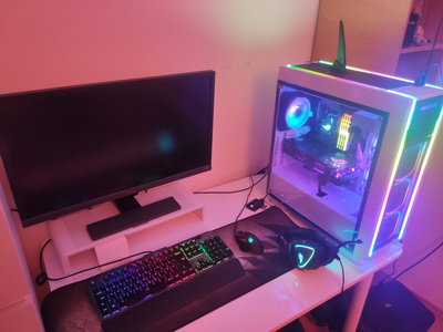 Custom Pc Build #59 " Amber " In-Win D-Frame 2.0 Gold Gaming Gaming Pc ...