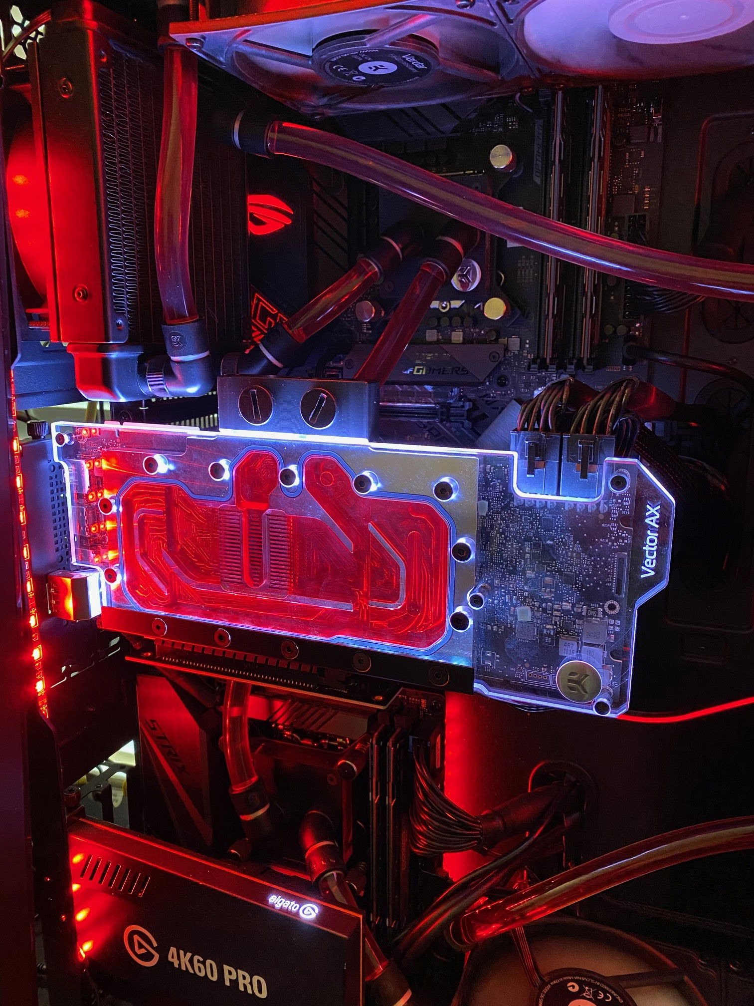 High end Gaming and streaming setup cooled by single loop » builds.gg