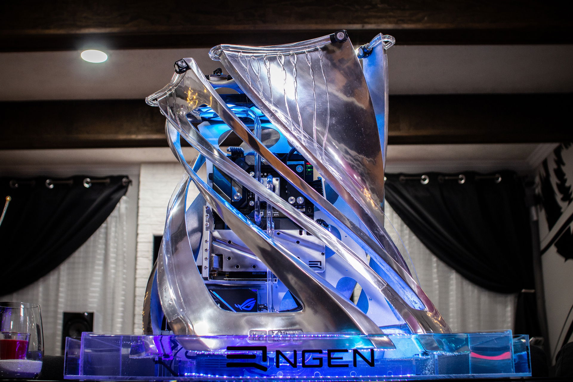 Zen Tower - Open Waterfall Cooled Computer » builds.gg