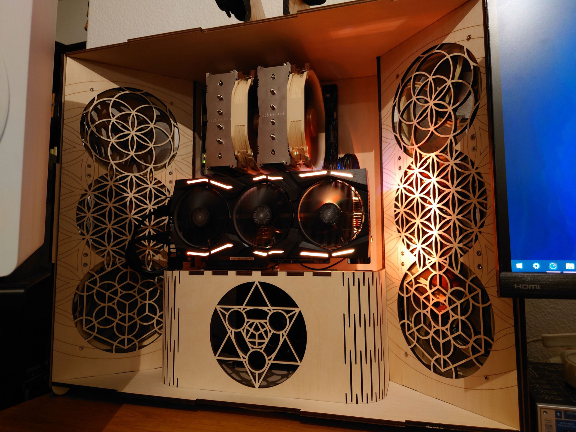 Laser cut Torus case scratch build » builds.gg
