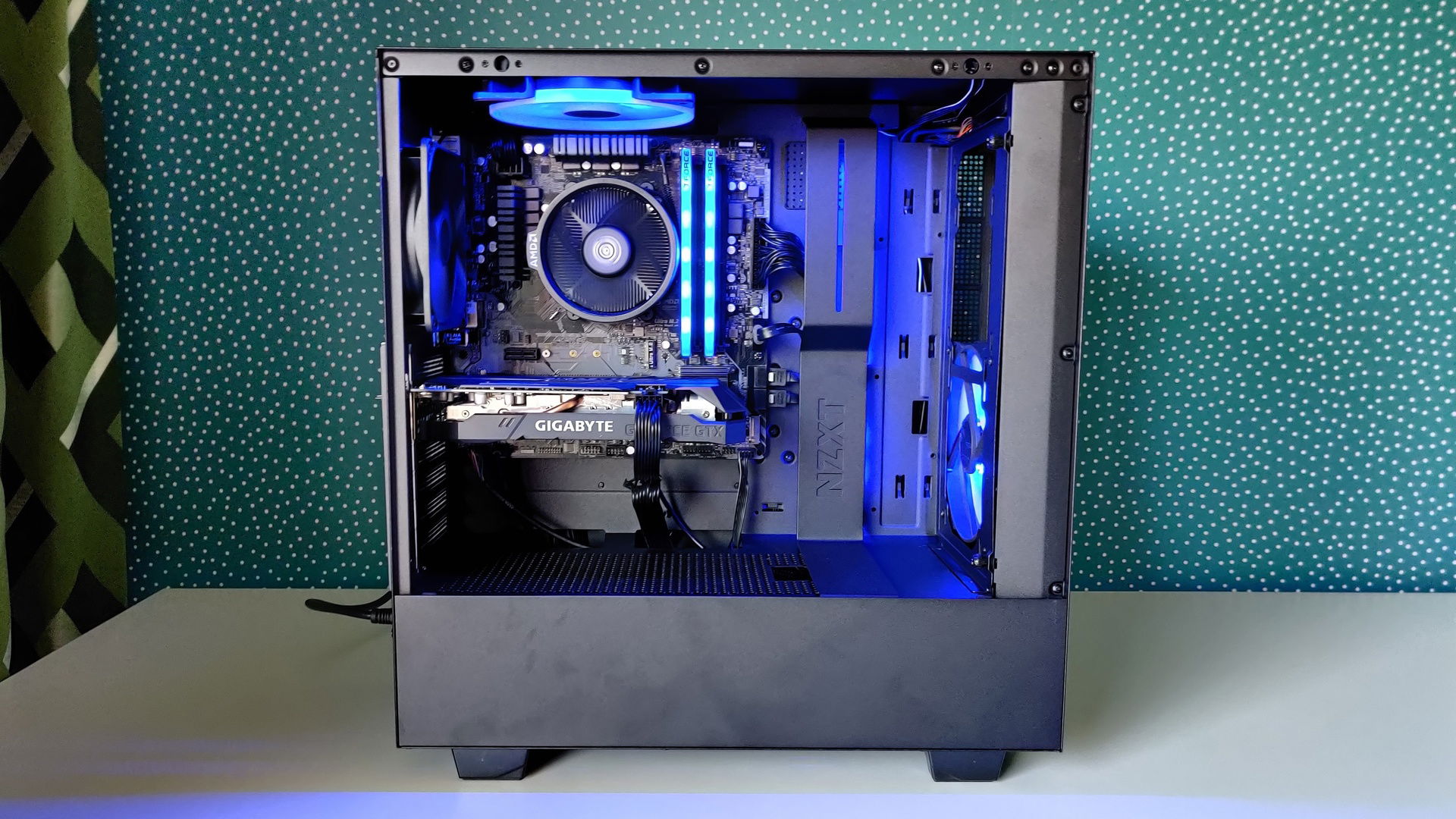 NZXT H510i RGB Gaming PC Build - Ryzen 5 1600 "AF", GTX 1660 Super ...