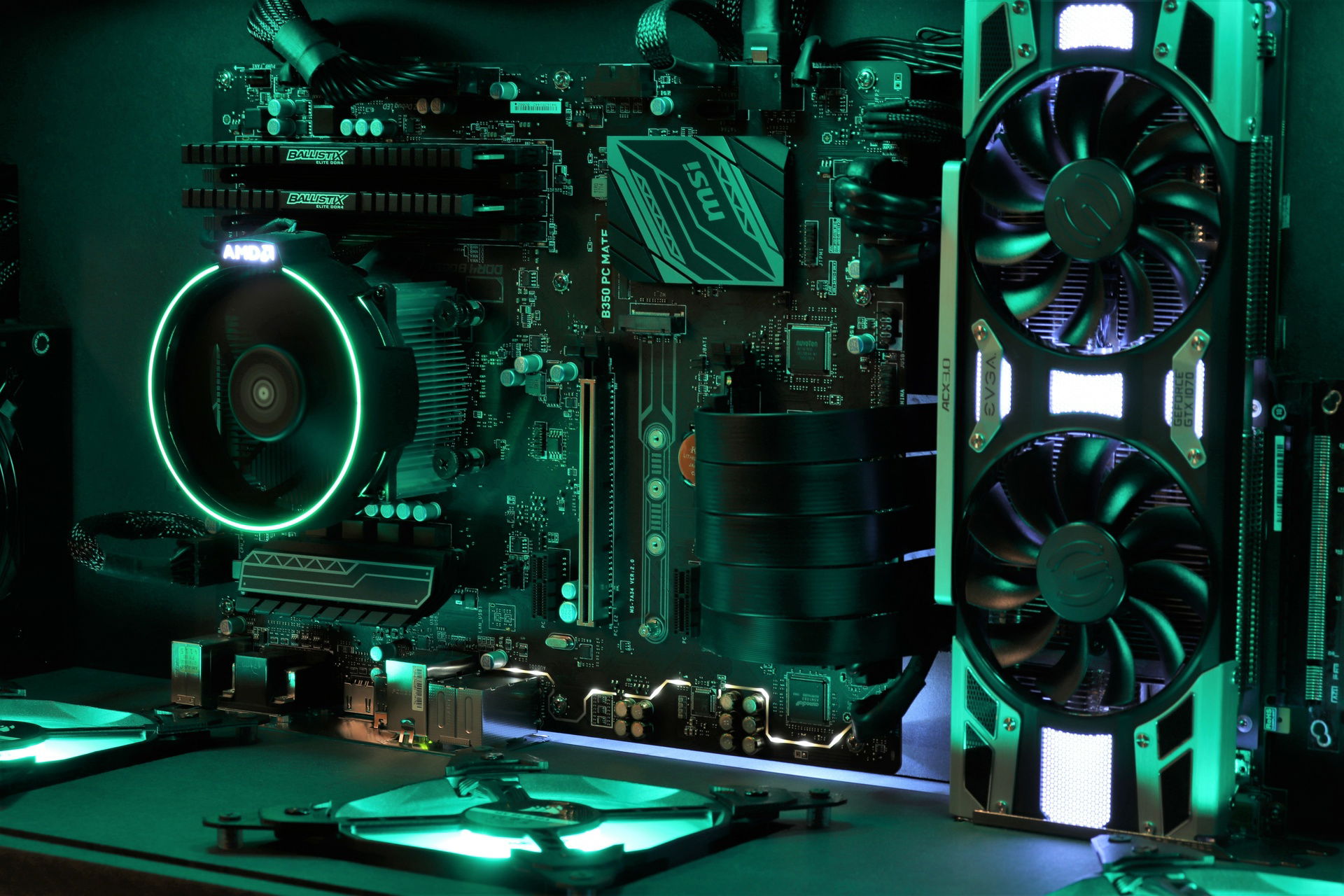 Custom black MDF Case: Hardware Showcase And Speakers » builds.gg