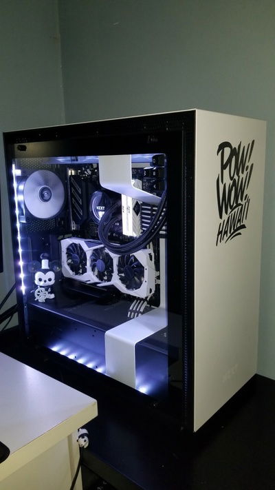 Miami Vice (Meshify C Custom Loop) » builds.gg