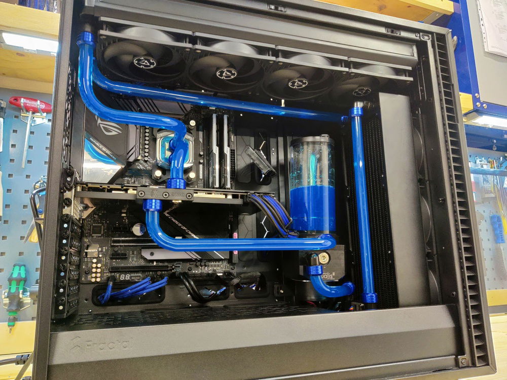 Fractal Design Define 7 Xl Blue Build Builds Gg