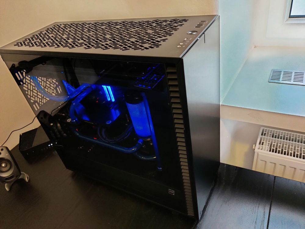 Fractal Design Define 7 Xl Blue Build Builds Gg
