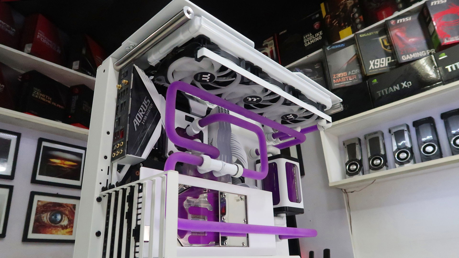 Custom Pc Build #73 "Purple Snow" A simple i7 10700k Cpu on a ...