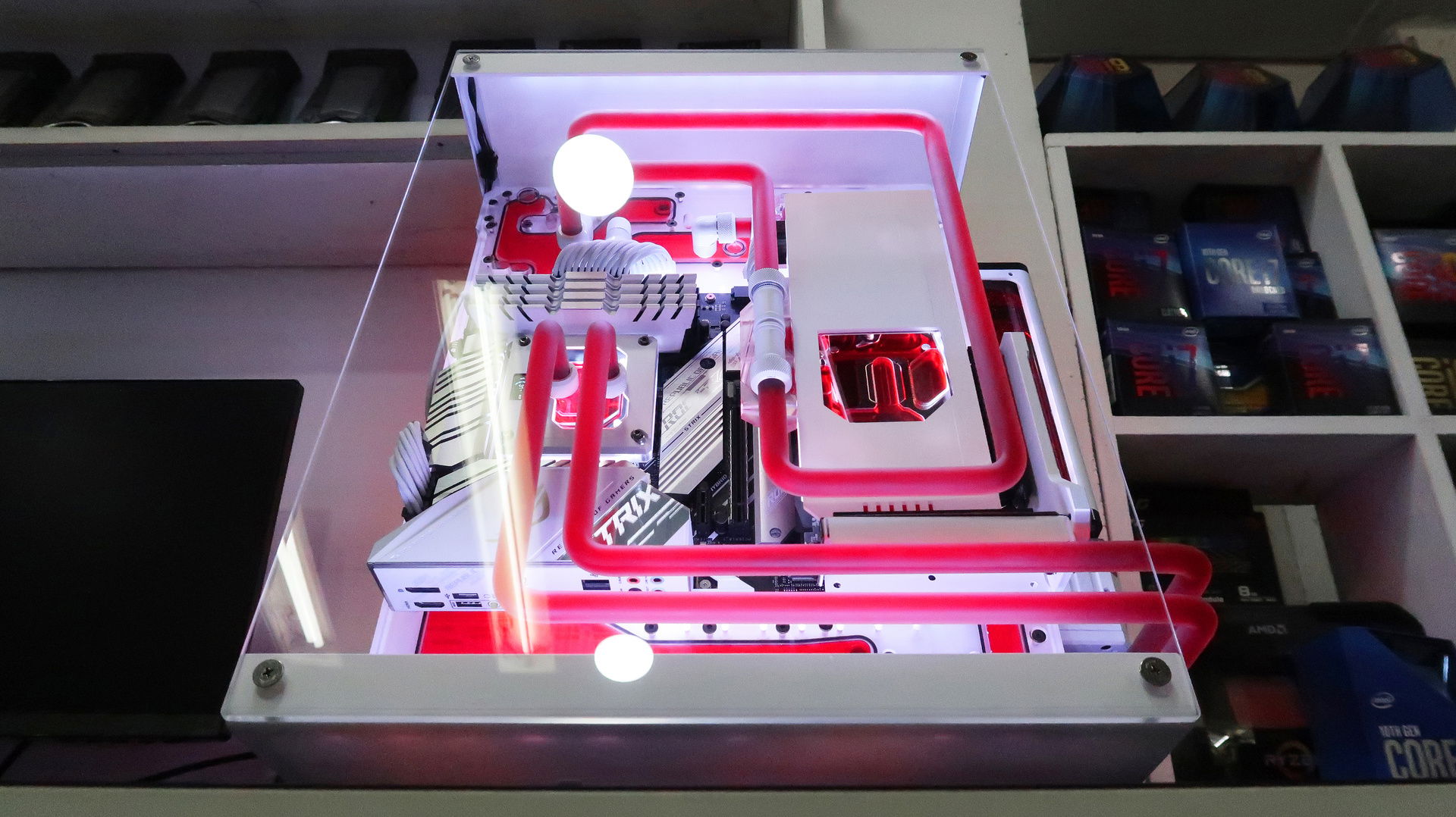 Custom Pc Build #83 " Red Velvet " Gaming pc on a Rhophilema Waterway ...