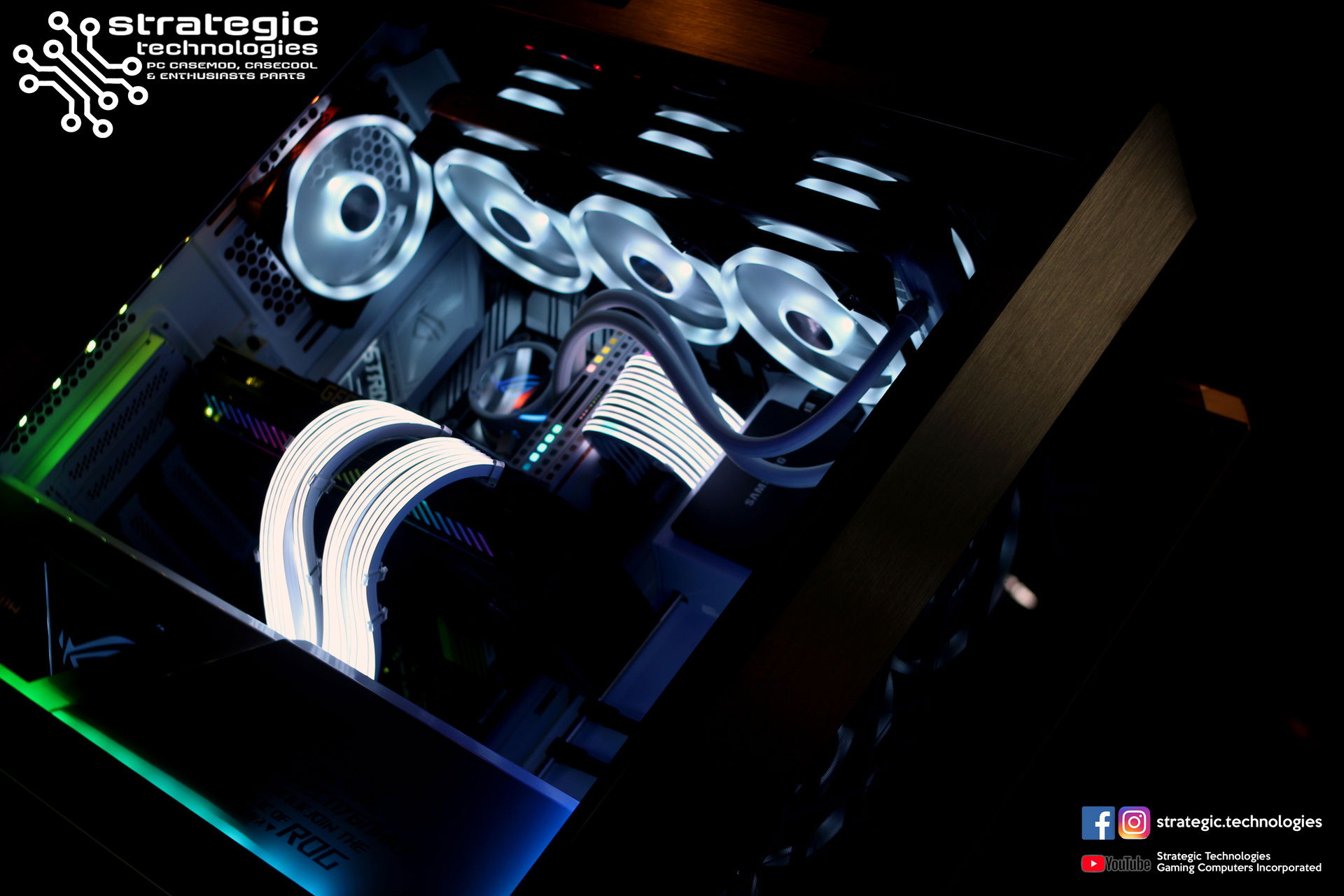 ALL ROG WHITE GAMING PC i9 10900K , ROG STRIX RTX 3080, ROG HELIOS ...