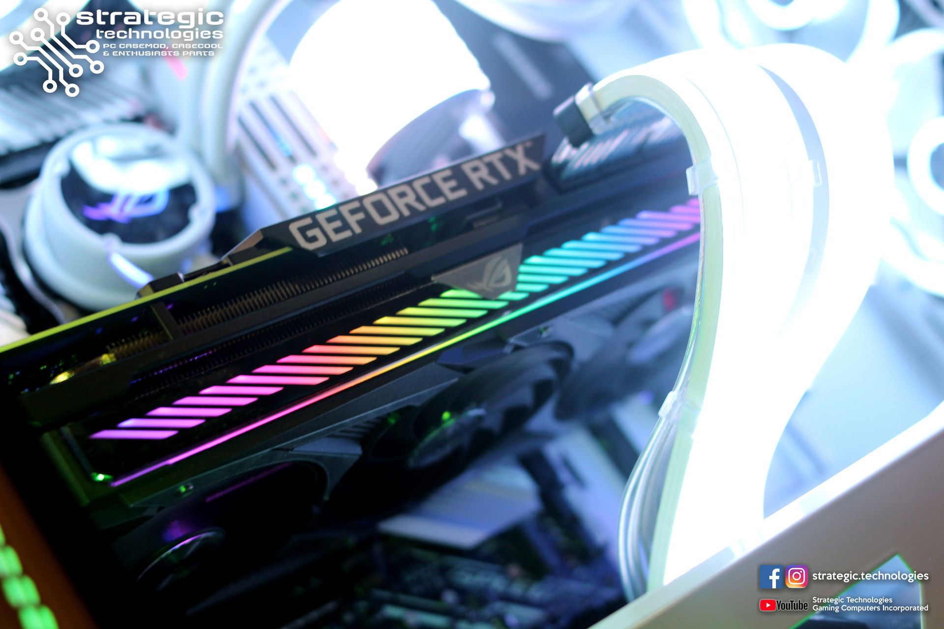 ALL ROG WHITE GAMING PC i9 10900K , ROG STRIX RTX 3080, ROG HELIOS ...